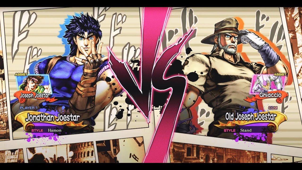 "Generational Clash! Jonathan Joestar vs. Old Joseph Joestar - JoJo All ...