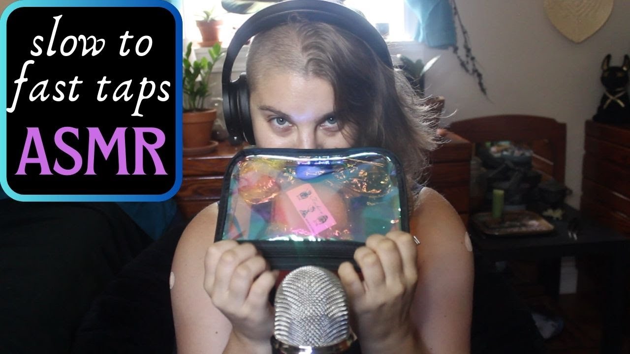 🫠Slow to Fast Tapping 🫠ASMR 🫠Scratchy Tapping 🫠No Talking - YouTube