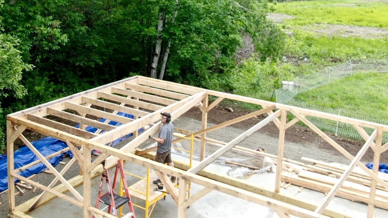 Now We're Getting SomeWhere Installing the Loft in the Post and BEAM ...