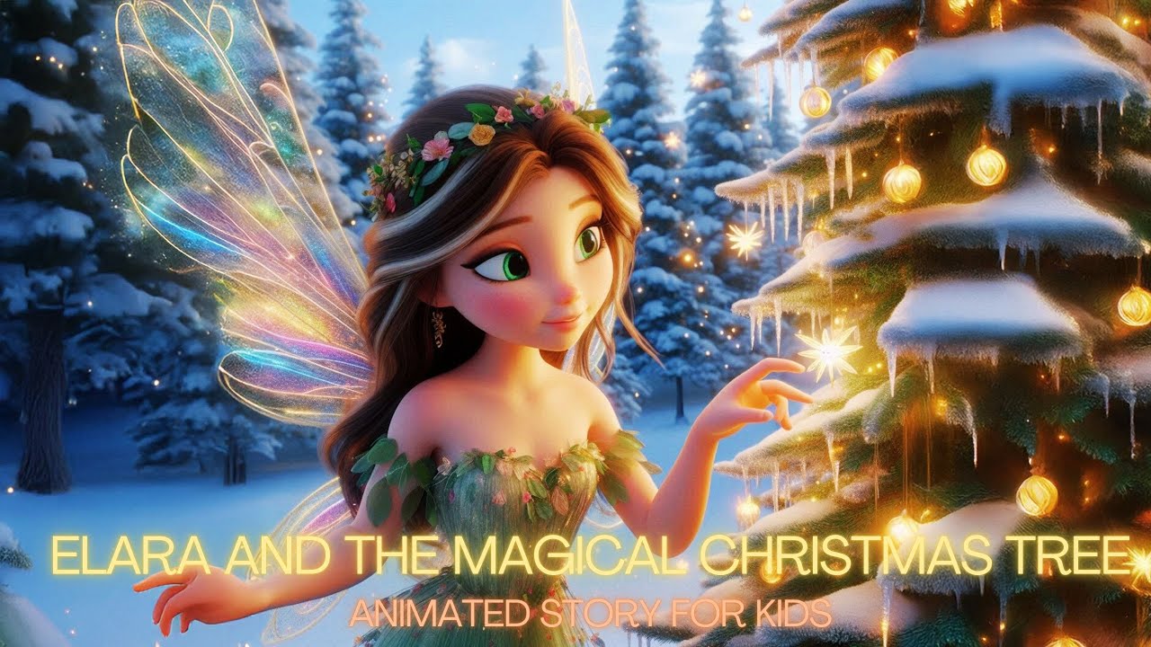 Elara and the Magical Christmas Tree 🧚‍♀️🎄 ️ Animated Story for kids 🌛🌟 ...