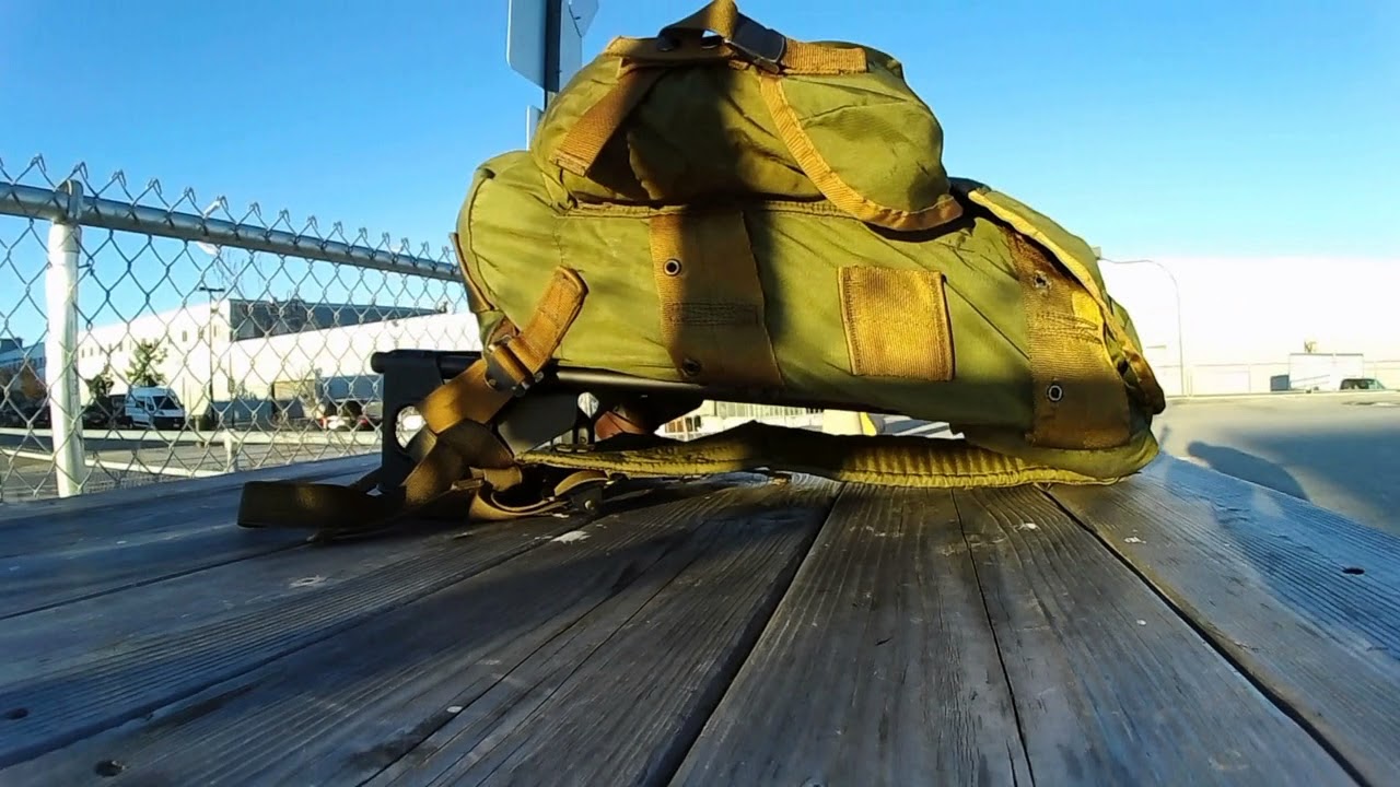 Early Seventies Medium ALICE Pack on Rothco LC-1 Pack Frame - YouTube