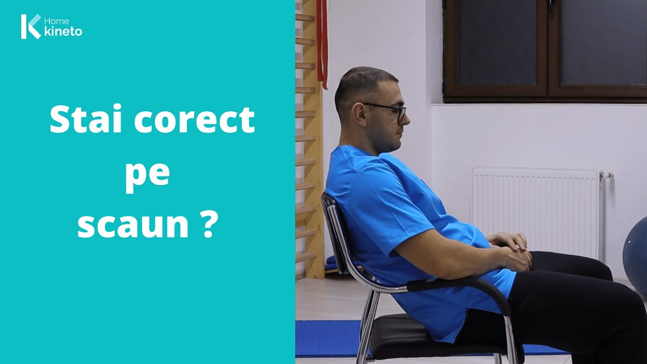 Spatele Drept! Stai corect pe scaun E5 - YouTube