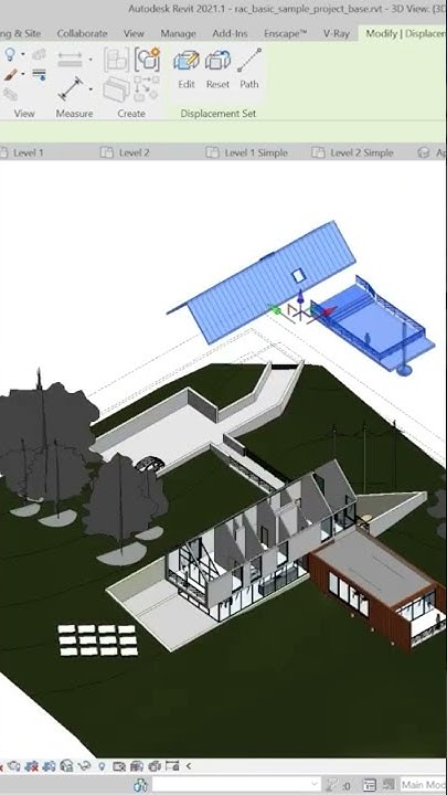 How To Make Exploded Axos In Revit With Displacement - YouTube