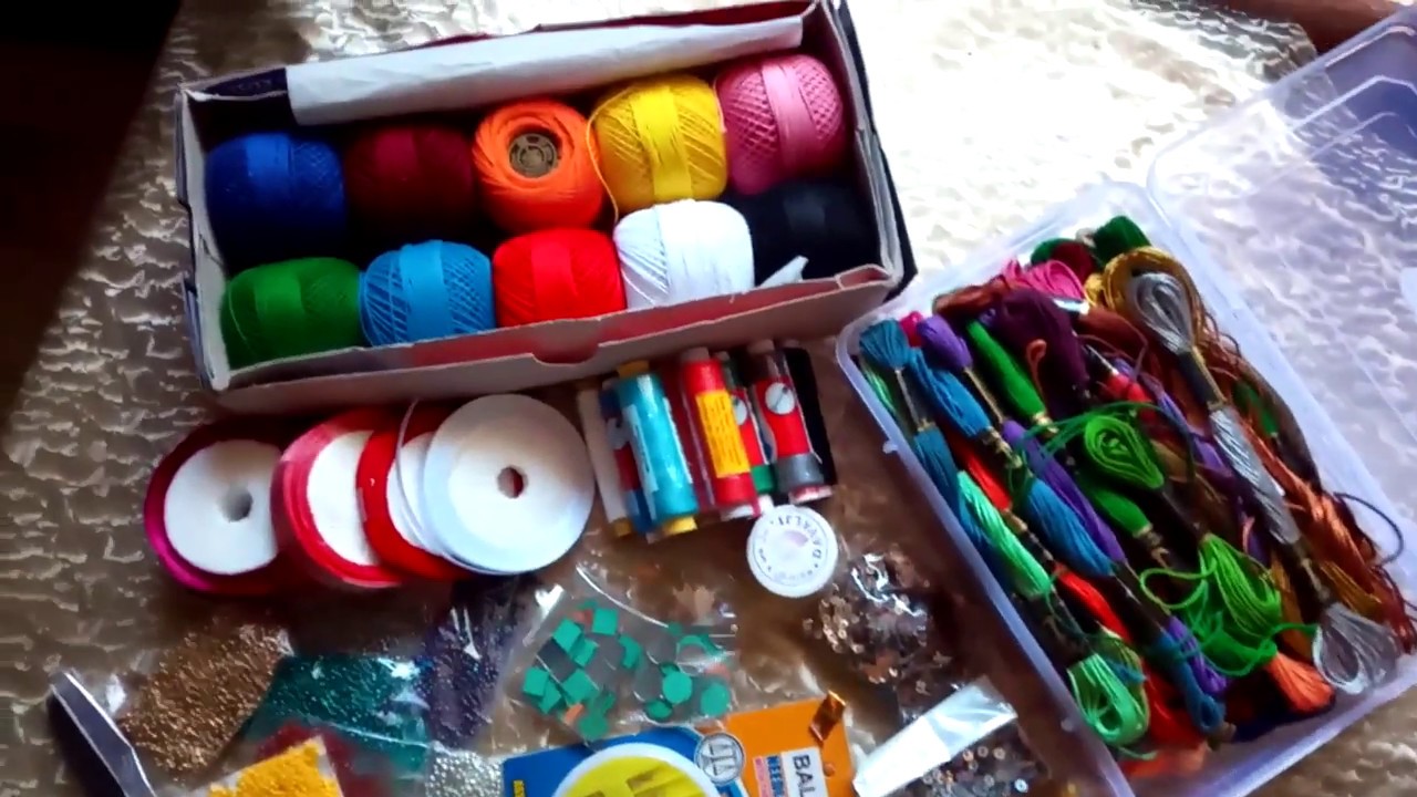 Sewing Materials used for Hand Embroidery Part 4 | HandWorksGallery ...