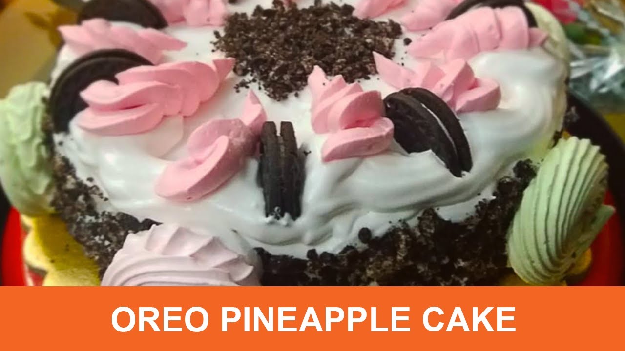 Oreo Pineapple Cake (No Oven Cake Recipe) - YouTube