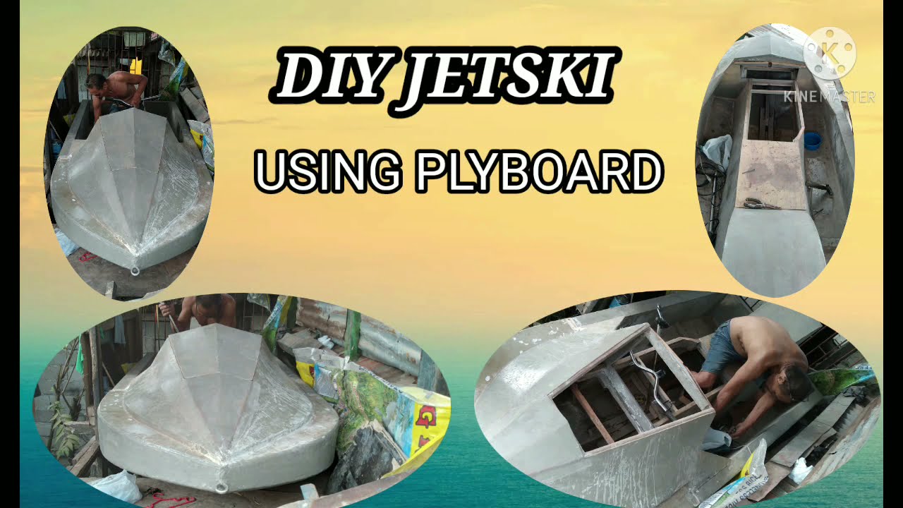 DIY JETSKI / USING PLYBOARD PART 1 - YouTube