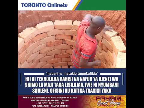 AJABU NA KWELI: SHIMO LA MAJI TAKA LISILOJAA, TEKNOLOJIA RAHISI NA GHARAMA NAFUU KWA KILA MTANZANIA