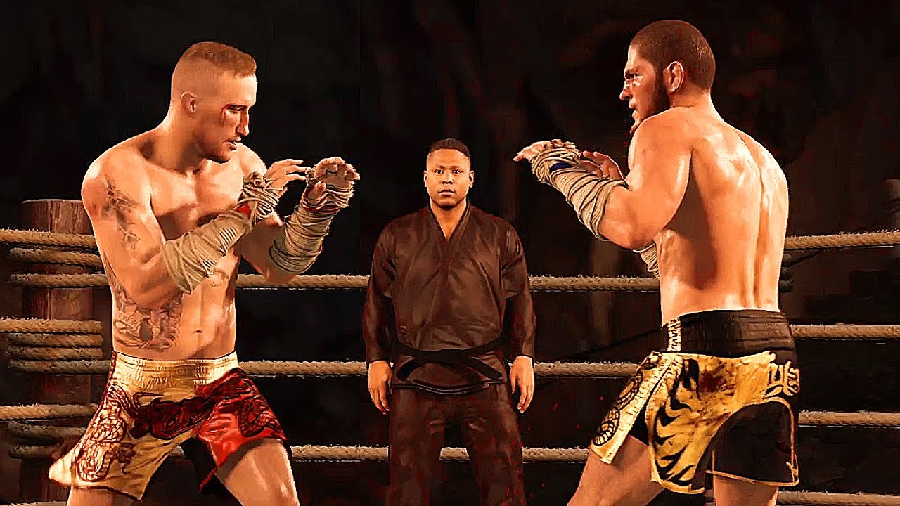 EA Sports UFC 4 Gameplay💥 KUMITE + KNOCKOUTS MODE | GAETHJE vs KHABIB ...
