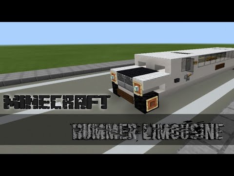 MINECRAFT||CARA MEMBUAT MOBIL HUMMER LIMOUSINE - YouTube