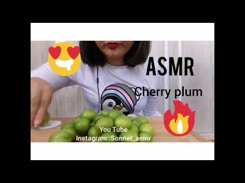 Cherry plum asmr🤤