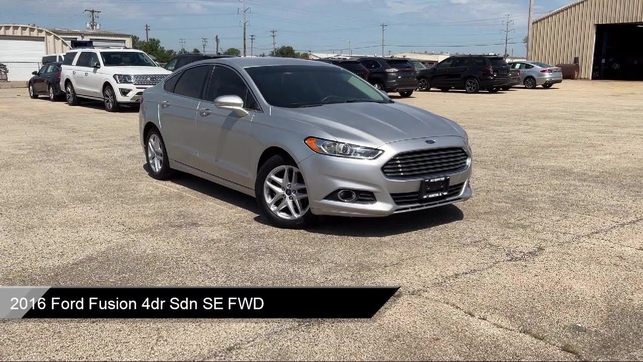 2016 Ford Fusion 4dr Sdn SE FWD Morton Peoria Bloomington Pekin ...