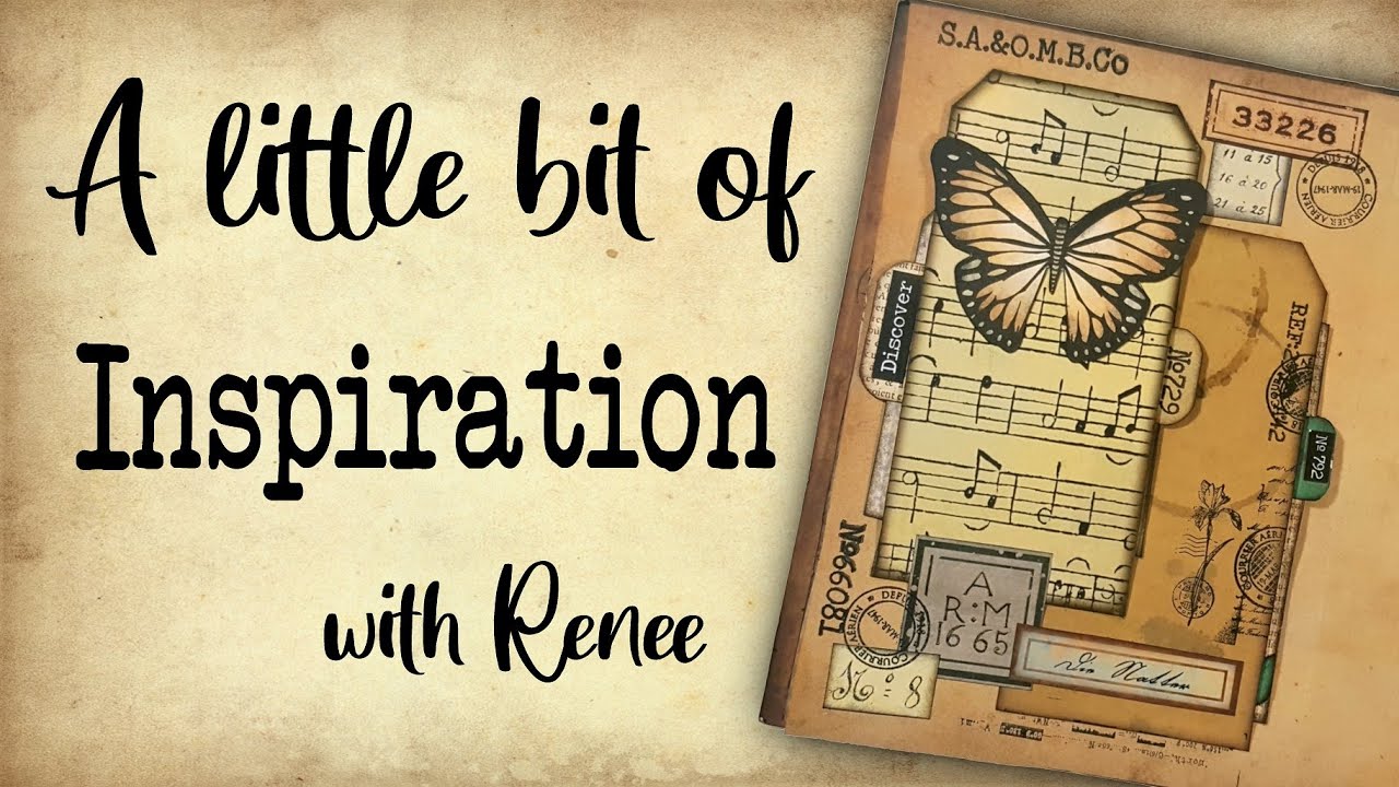 A little bit of inspiration with Renee Journal Layout - YouTube