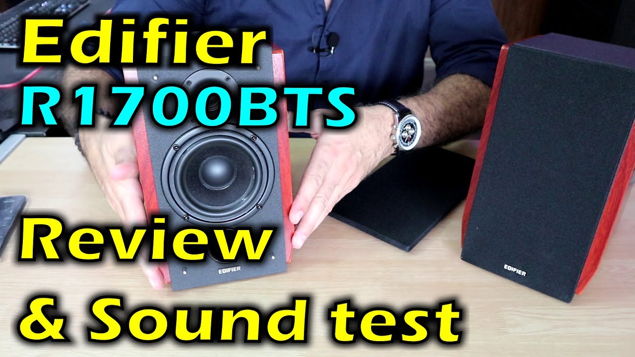 Edifier R1700BTS Review and Sound Test - Best Stereo Bluetooth Speakers ...