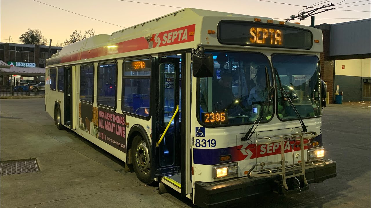 SEPTA 2009 Newflyer DE40LF on route R! (FULL RIDE) - YouTube