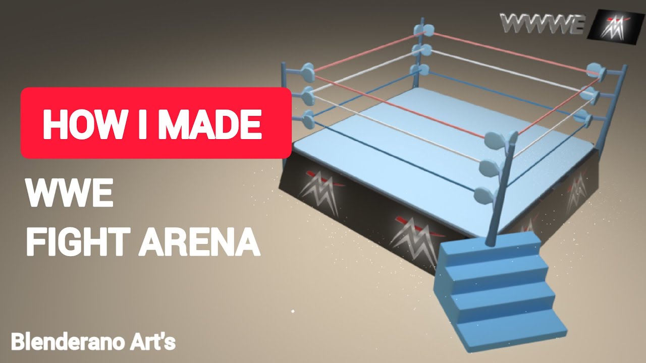 How To Make a WWWE Arena in Blender| Process of Modeling - Blenderano ...