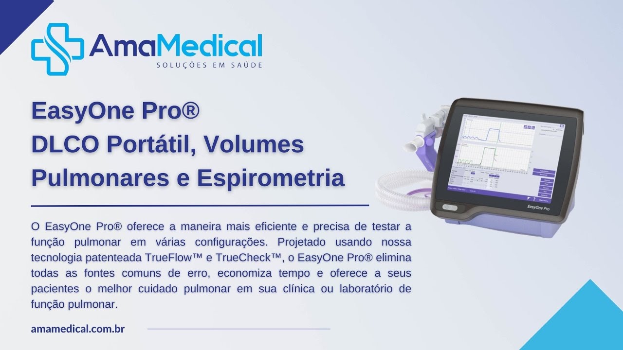 EasyOne Pro® Espirometria - YouTube