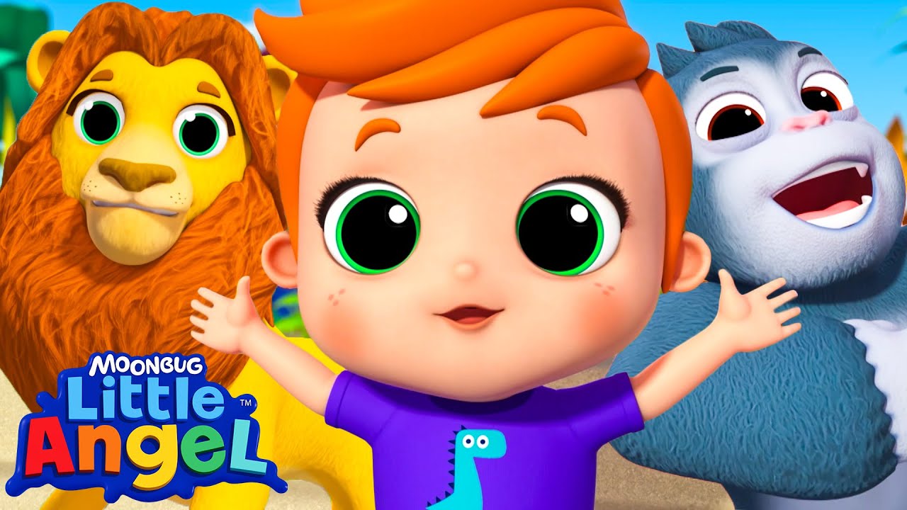 Loud And Quiet Animals | Nursery Rhymes for kids - Little Angel - YouTube