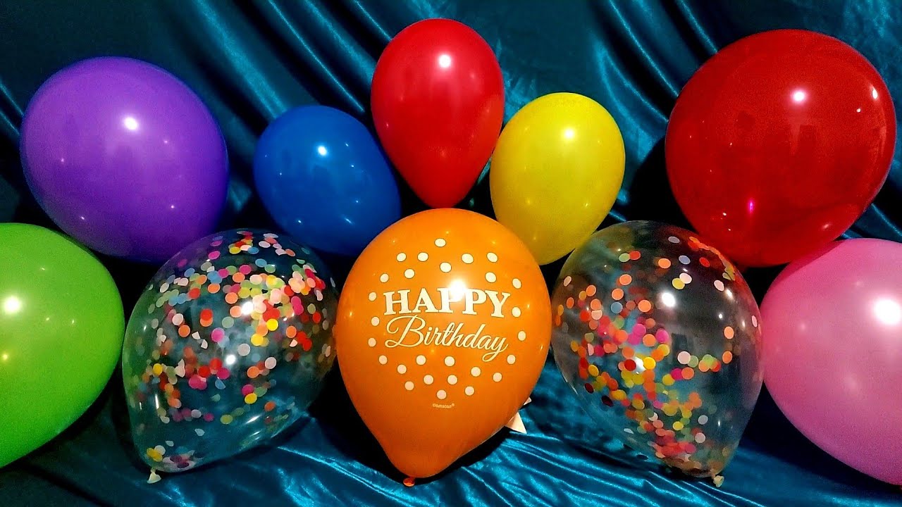 FUN BIRTHDAY BALLOONS POP PART 109!!! - YouTube