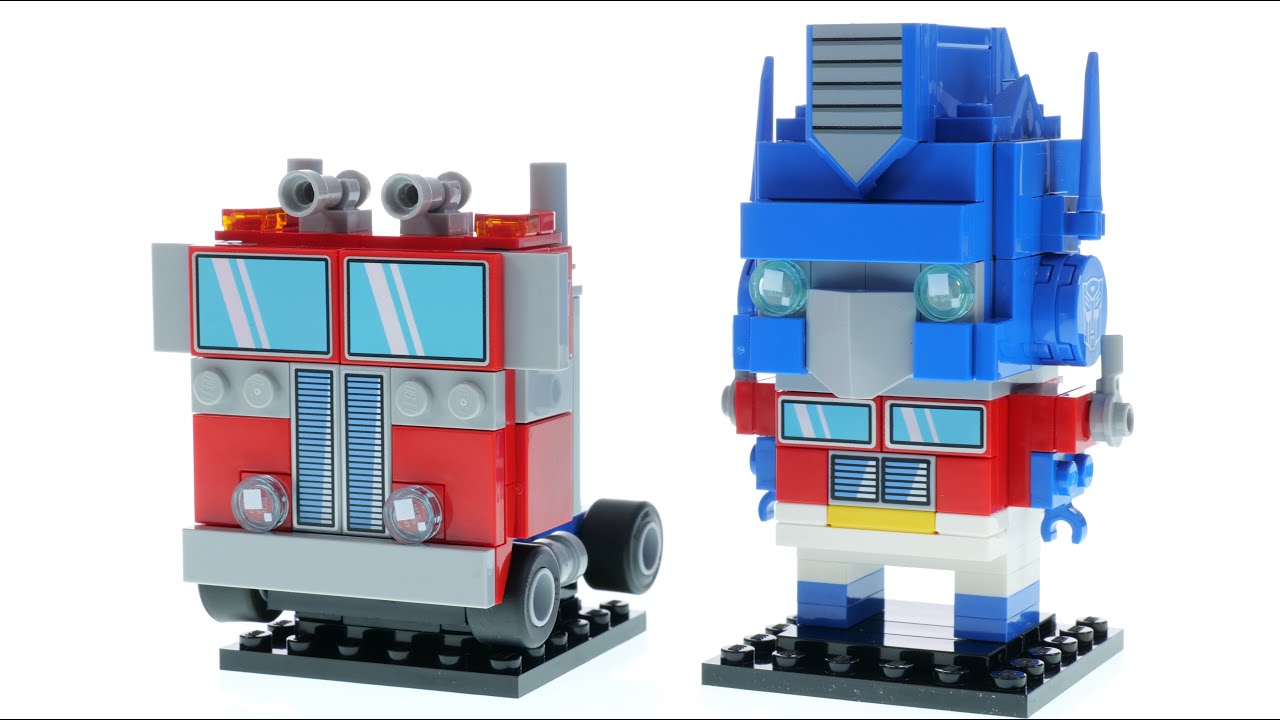 LEGO Transformers 40803 Optimus Prime Mech & Fahrzeug - YouTube