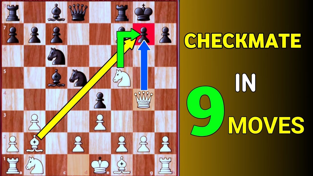 Checkmate in 9 Moves | Chess Opening Tricks to Win Fast | ‎Chess For ...