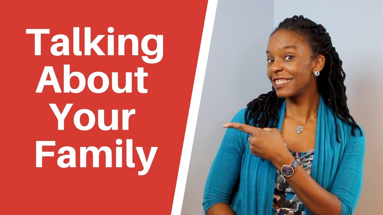 Talking About Your Family - English Speaking Practice - YouTube