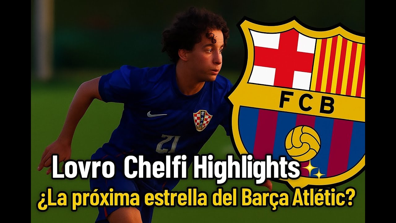 Lovro Chelfi Highlights ¿La próxima estrella del Barça? - YouTube