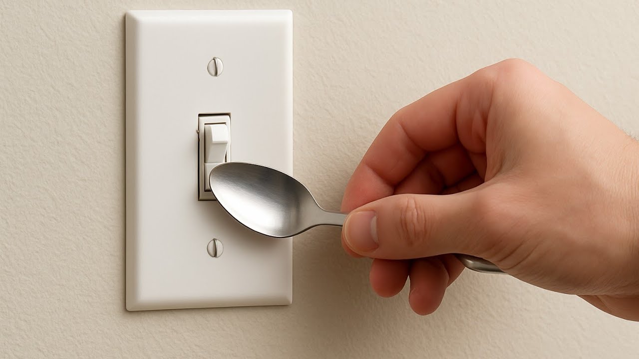 How To Turn On The Lights With A Spoon - YouTube