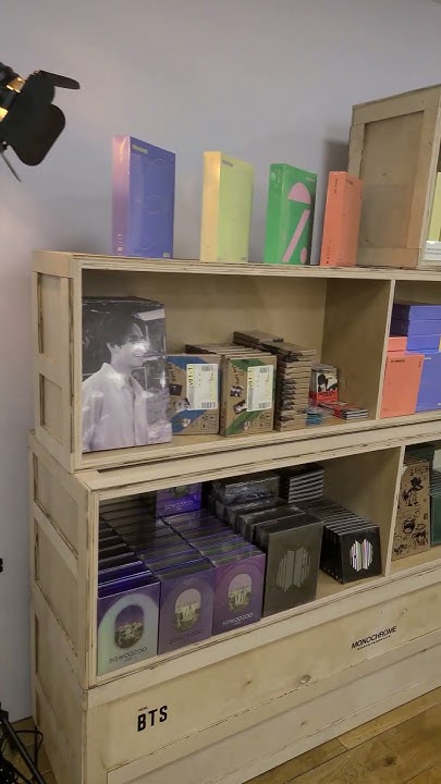 We walked into the new BTS Monochrome pop-up store in Chicago. #bts #btsarmy #btsshorts # ...