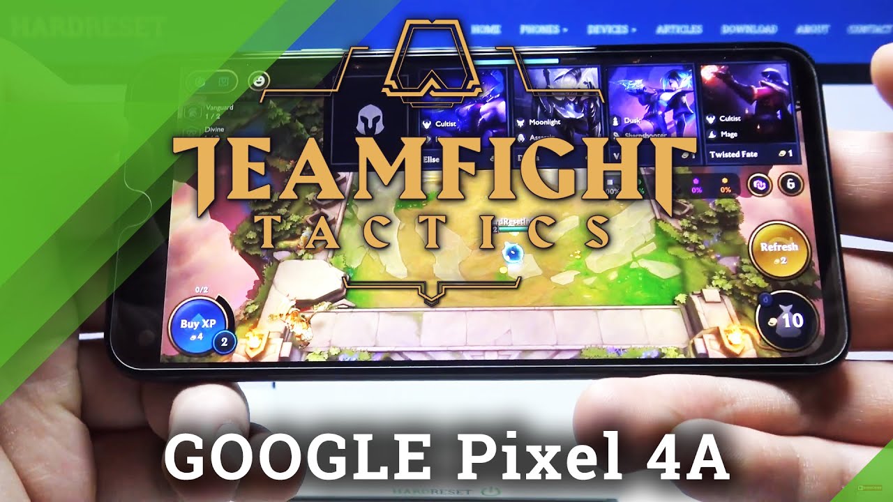 TFT Mobile on GOOGLE Pixel 4A - Teamfight Tactics GamePlay - YouTube