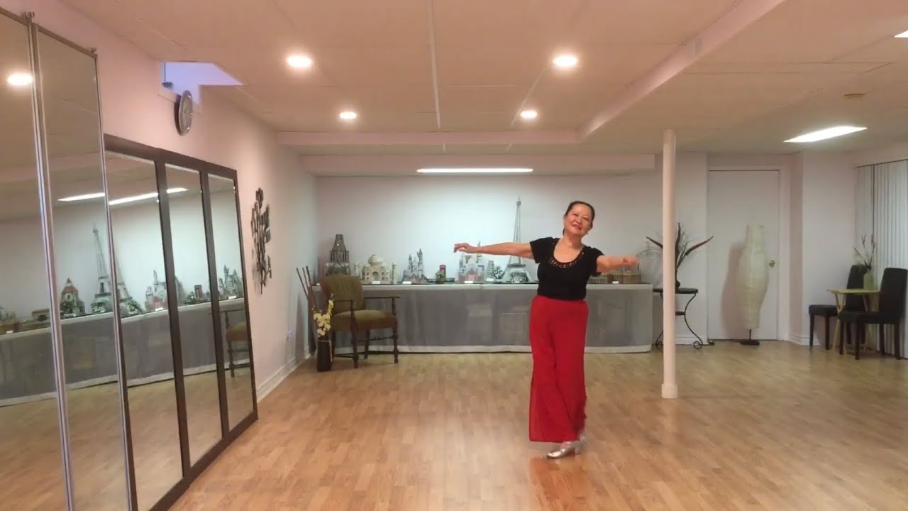 Open Arms Line Dance (with Teaching) - YouTube