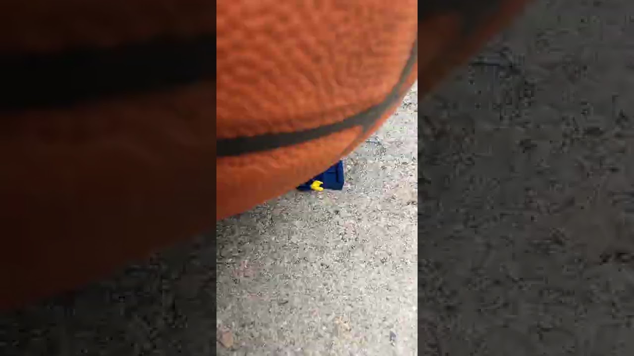 Lego minifigure vs. basketball- stop motion animation short - YouTube