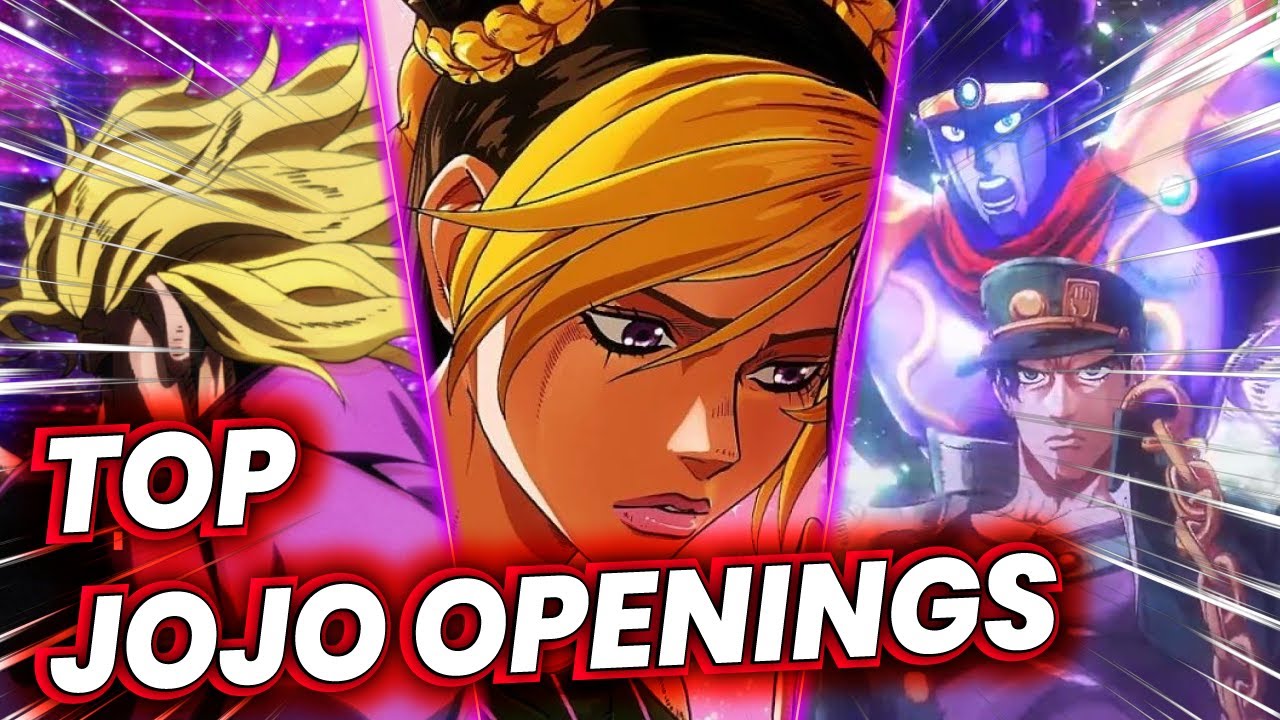 TOP OPENINGS DE TODAS LAS PARTES DE JOJO'S BIZARRE ADVENTURE // PHANTOM ...