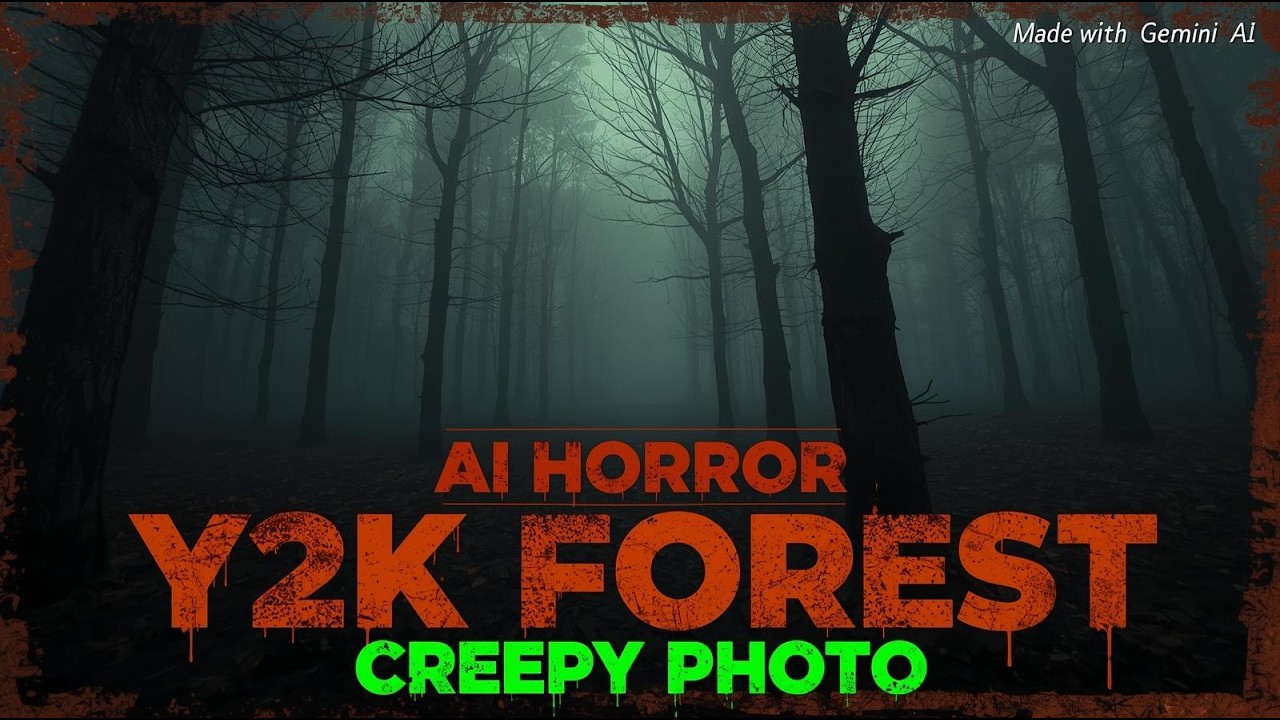AI Creates Creepy Art! - How to Make Y2K Horror Forest Photo with ...