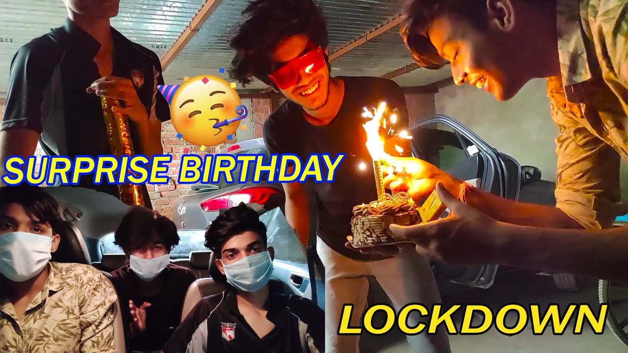CELEBRATING BIRTHDAY IN LOCKDOWN "SURPRISE" 🎂 - YouTube