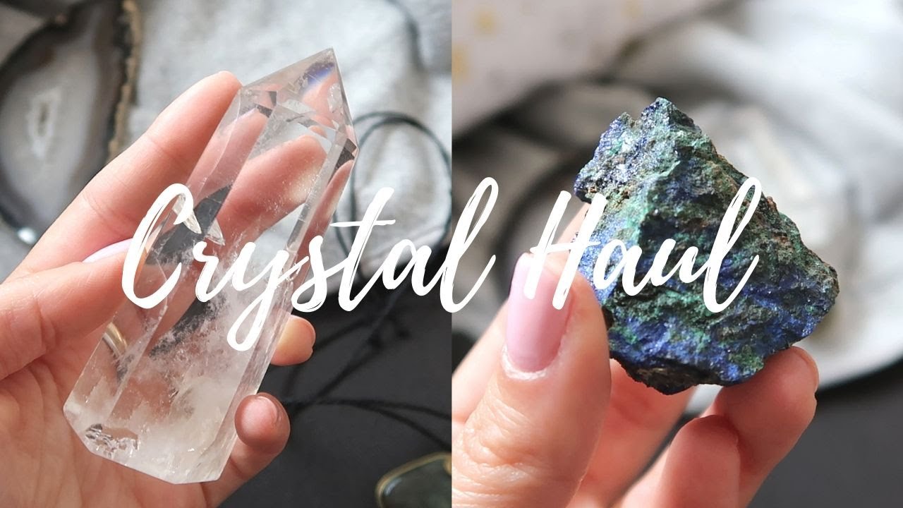 CRYSTAL HAUL | Aggiornamento collezione di cristalli - YouTube