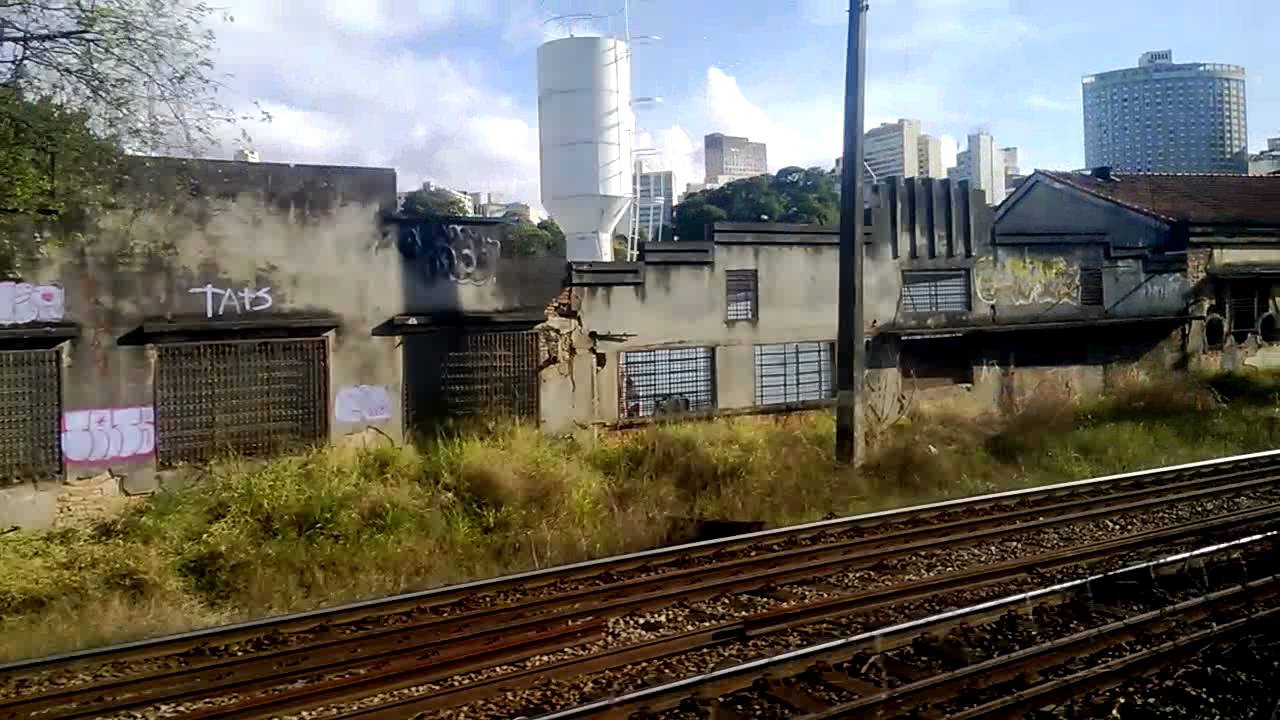 Riding the "subway" in Belo Horizonte. Arriving at Central Station ...