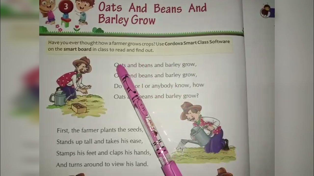 Class 2nd |Ch 3rd|Oats And Beans And Barley Grow - YouTube
