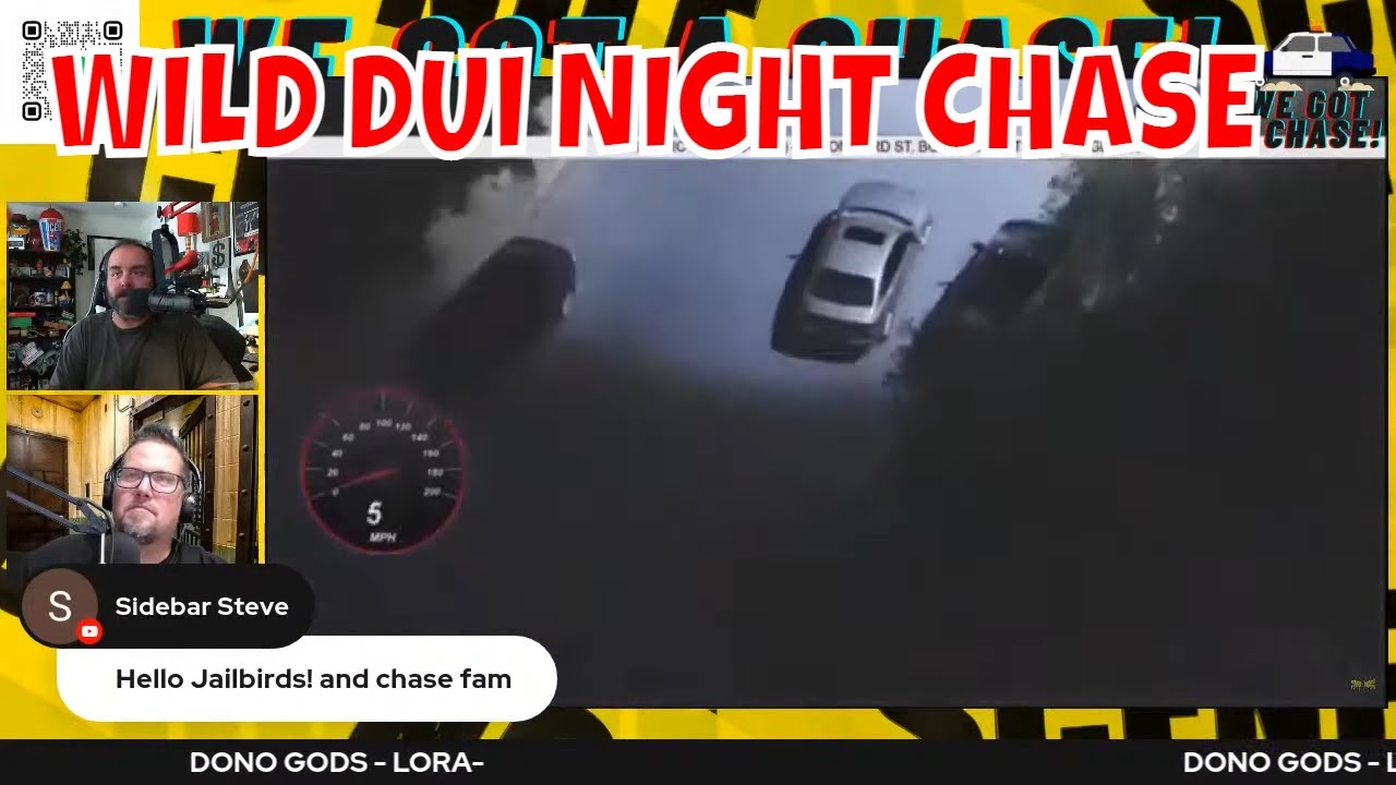 DUI POLICE CHASE FROM OVER NIGHT | WE GOT A CHASE - YouTube