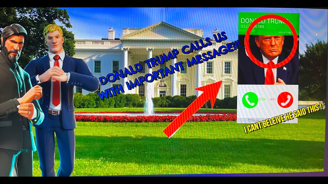 HOW TO WIN FORTNITE | DONALD TRUMP CALLS US AND SAYS THIS..... *NOT ...