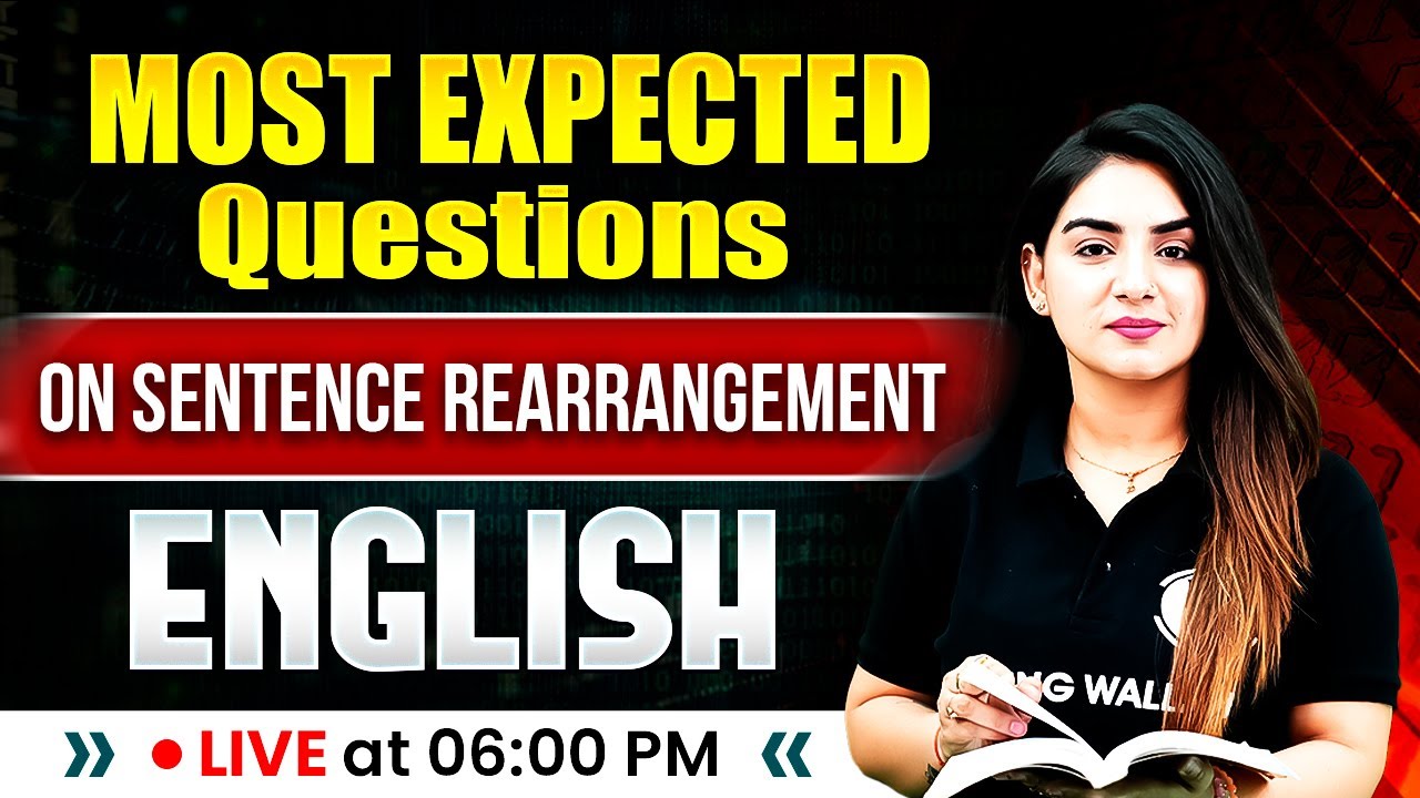 Sentence Rearrangement In English Sentence Rearrangement Tricks For Bank Exams By Anchal Mam 