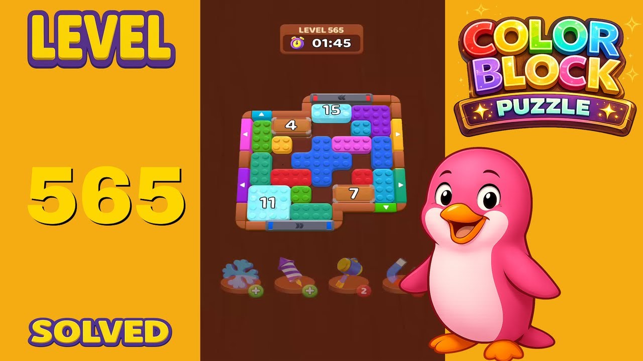 Color Block Puzzle – Level 565 | Walkthrough - YouTube