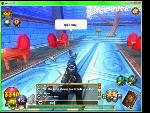 How to create a Wedding In Wizard101 - YouTube