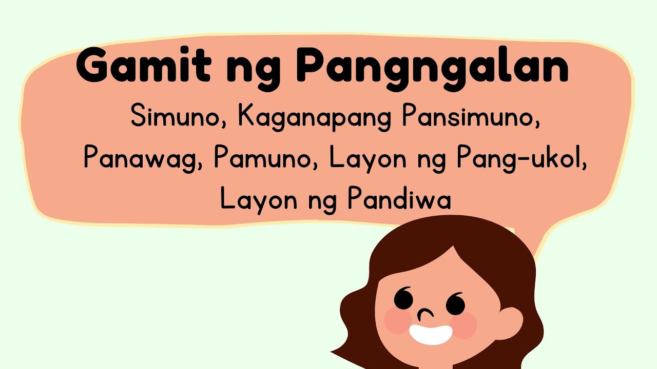 Gamit ng Pangngalan - WikiFilipino - YouTube