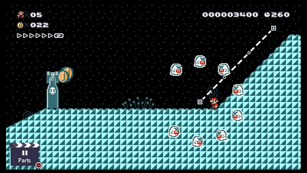 Super Mario Maker 2 Boo-Ring Course IL WR - 1:34 - YouTube