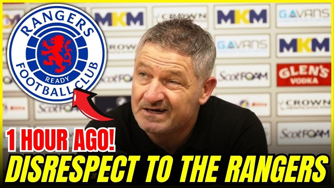 Dundee FC manager Tony Docherty SLAMS Rangers ahead of CRUCIAL match ...