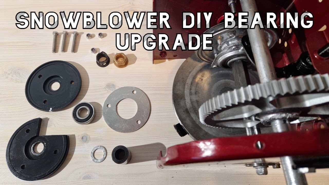 Snowblower DIY Bearing Upgrade - YouTube