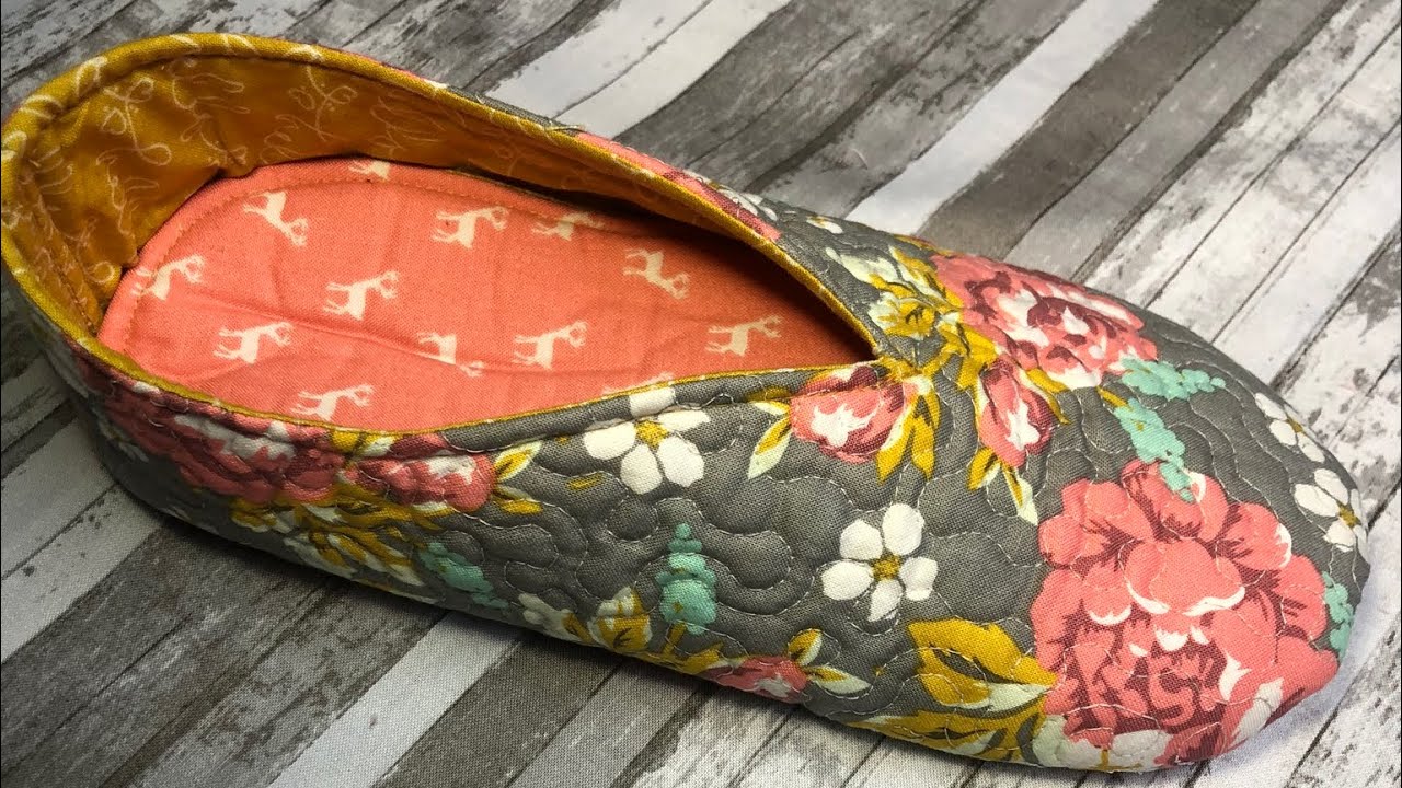 Sew Your Own QUILTED Relaxed Fit Slippers! SEW For All SLIPPERS ~ 🐝 Sew ...