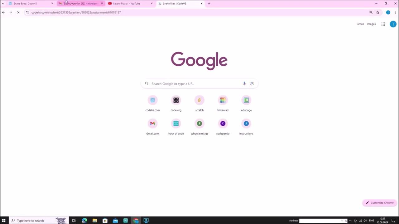 JavaScript 2.15 - ის სავარჯიშოები / loops / codehs.com / პროგრამირება / ლევან ნიშნიანიძე - YouTube
