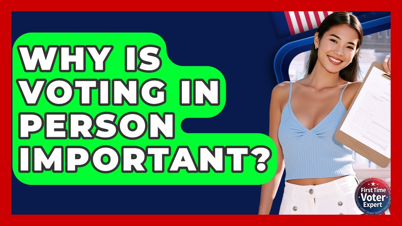 Why Is Voting In Person Important? - First Time Voter Expert - YouTube