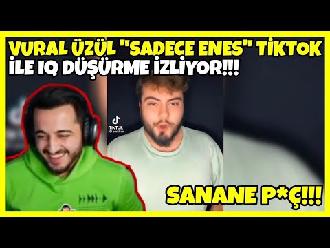 VURAL ÜZÜL ~ TİKTOK İLE IQ DÜŞÜRME CHALLENGE İZLİYOR!!! 😳😂😂 @Vural Üzül @Sadece ENES   YouTube
